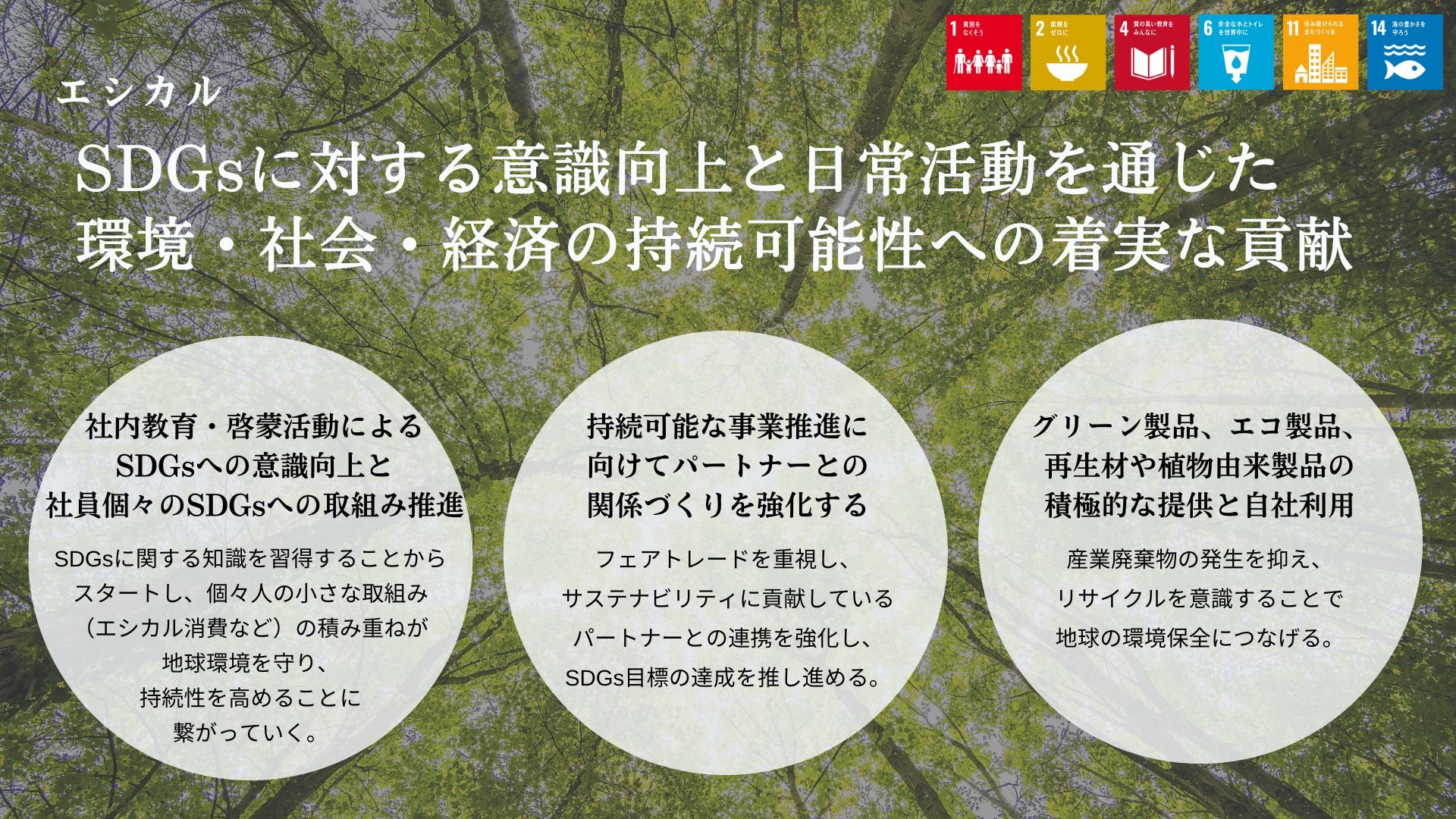 ウチダシステムズのSDGs